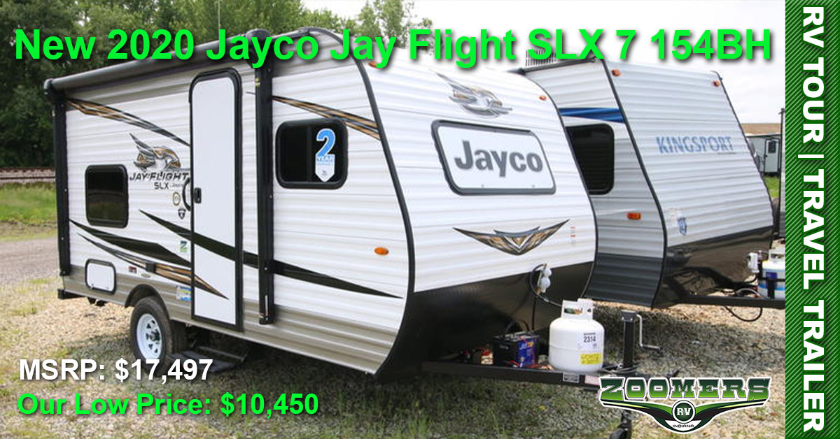 RV Tour | NEW 2020 Jayco Jay Flight SLX 7 154BH (Stock #2314) - Zoomers RV Blog