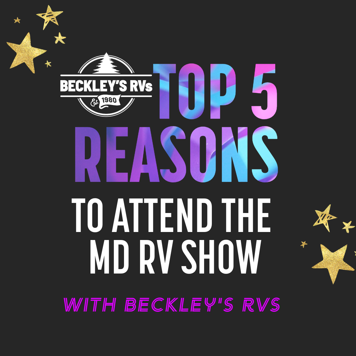 Top 5 Reasons to Attend the MD RV Show