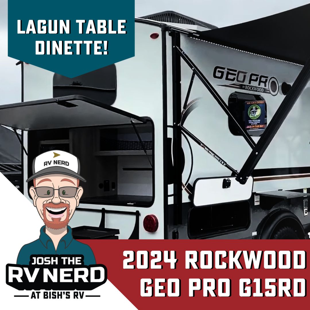 NEW 16ft Light Weight Mini Camper!! 2024 Rockwood Geo Pro G15RD Travel ...