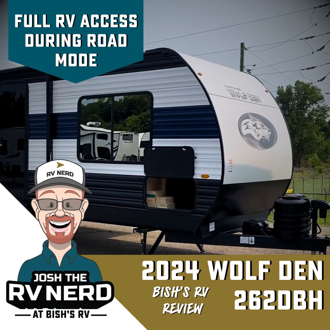 Full on Size but Light on Budget! 2024 Wolf Den 262DBH Travel Trailer ...