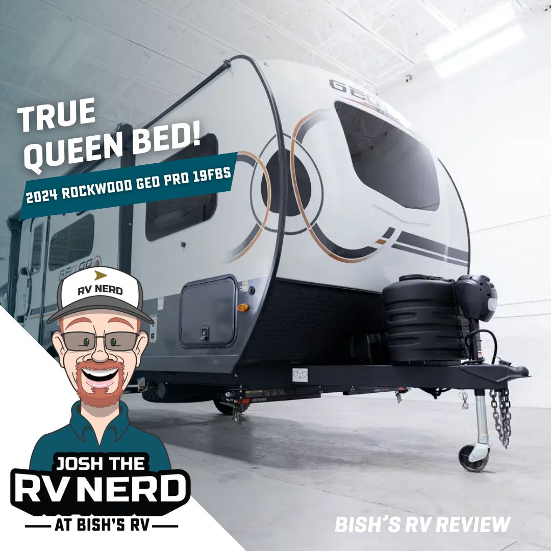 Only 20ft and 3,500lbs the 2024 Rockwood Geo Pro 19FBS Travel Trailer ...