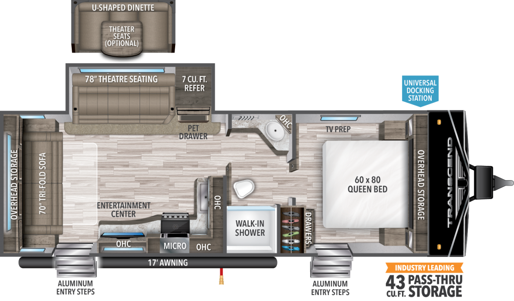 Transcend Floorplans - Happy Daze RVs Blog