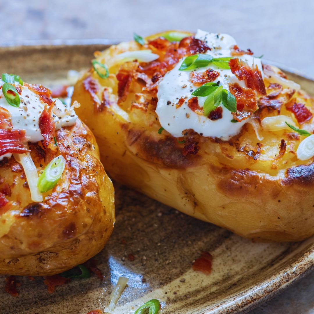 Campfire Baked Potatoes Recipe