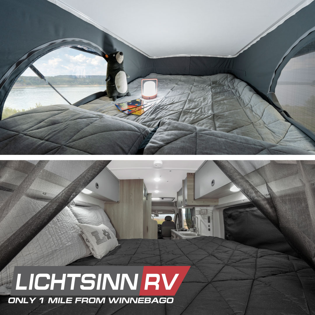 Winnebago Camper Vans that Sleep 4 or 5