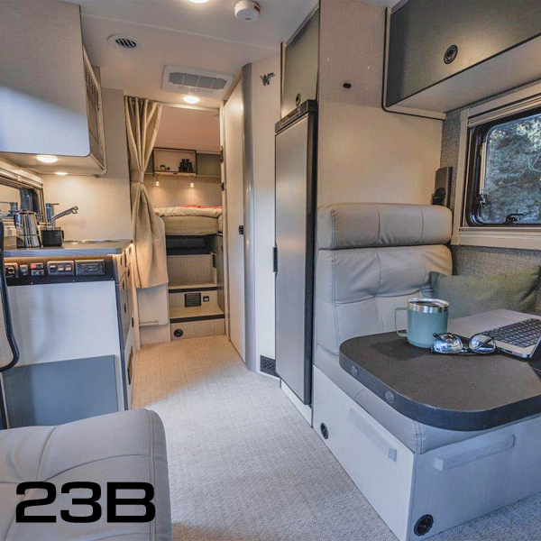 The New Winnebago EKKO 23B Floorplan