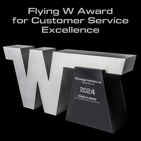 2024 Winnebago Flying W Dealer Excellence Award Winner