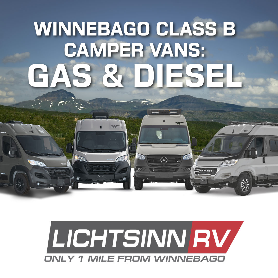 Winnebago Class B Camper Vans: Gas and Diesel