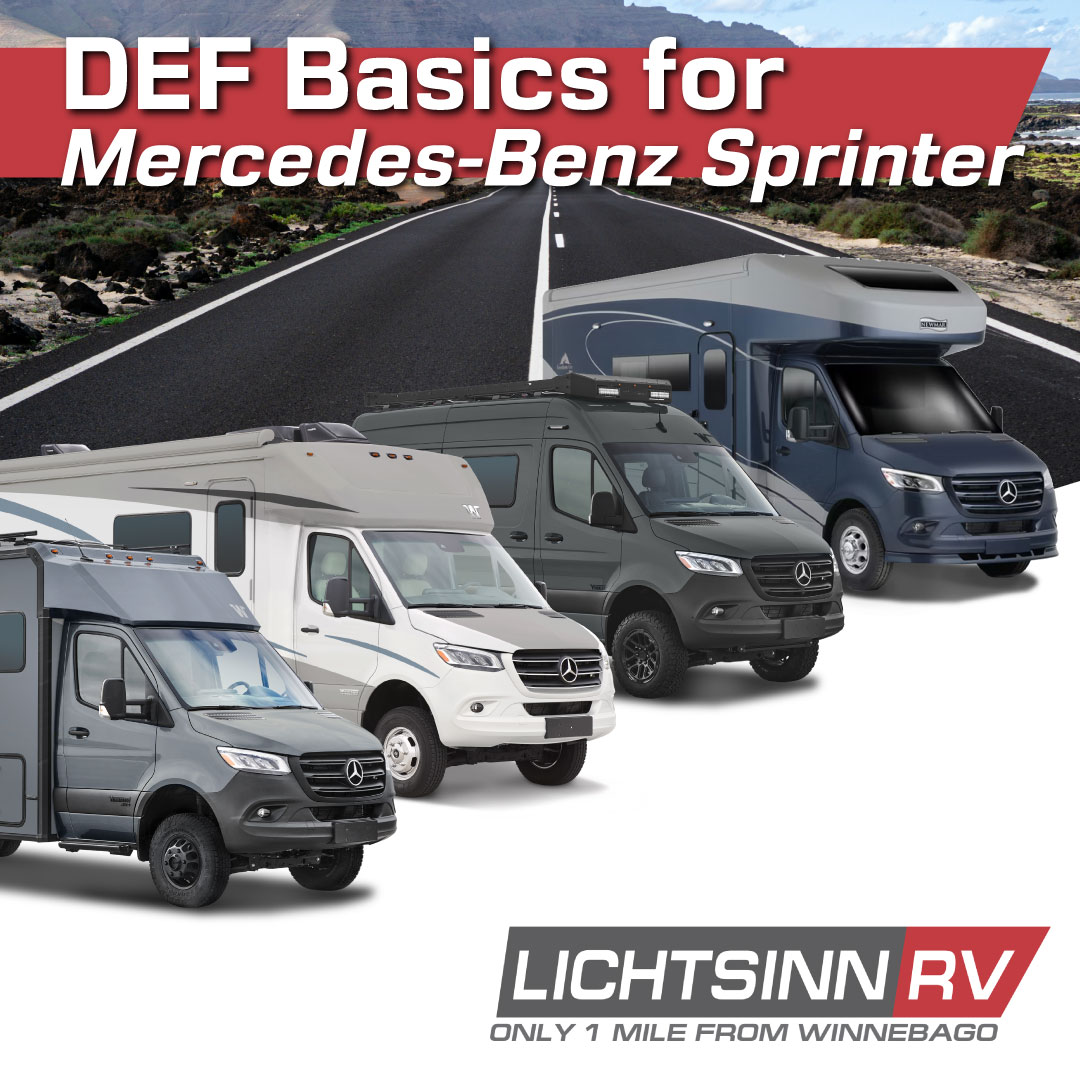 DEF Basics for RVs Built on the Mercedes-Benz Sprinter Chassis