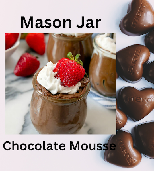 Mason Jar Chocolate Mousse