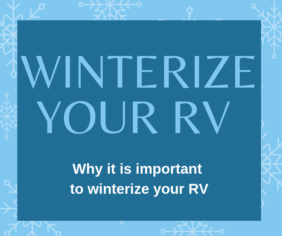 Time to winterize your RV - RV City Blog
