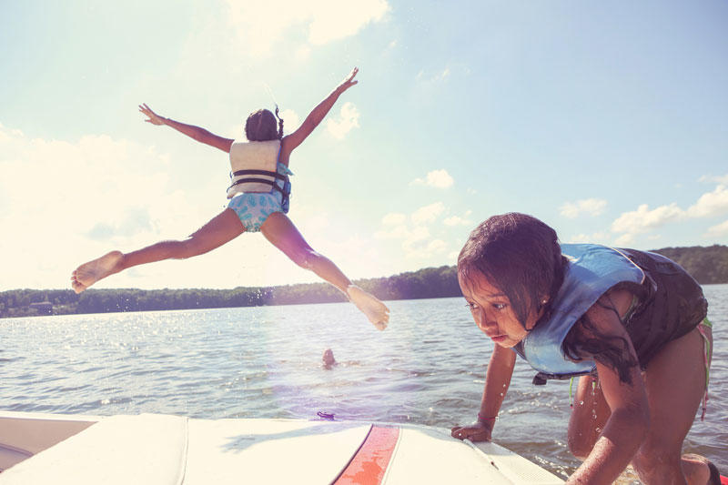 Boating With Kids - RVs and Boats for Less