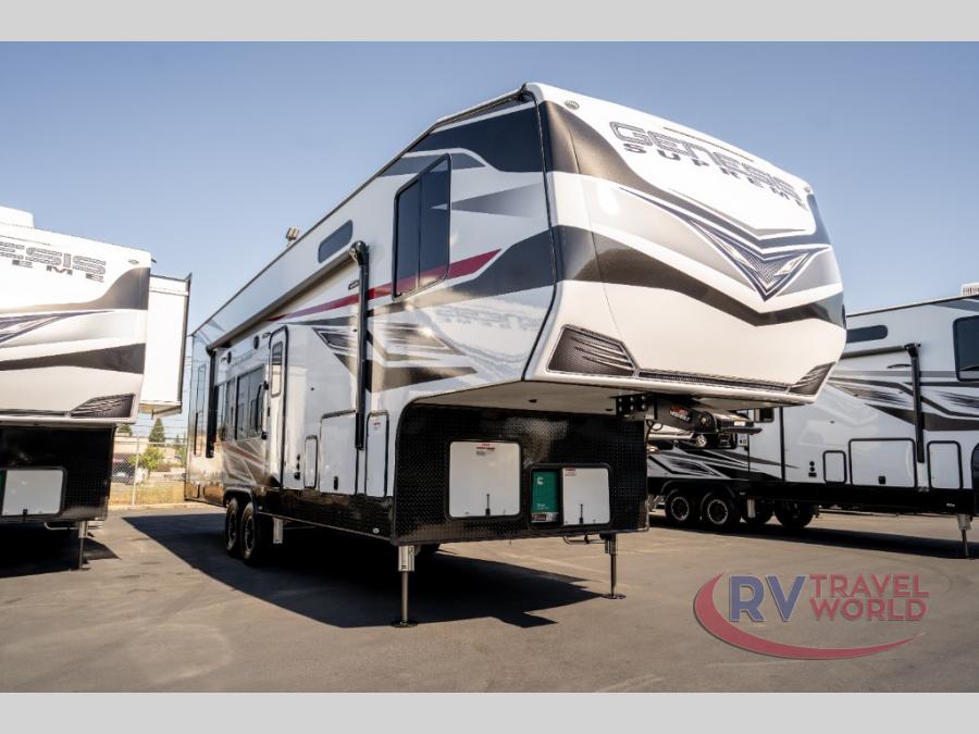 Genesis Supreme Toy Hauler Fifth Wheel Review