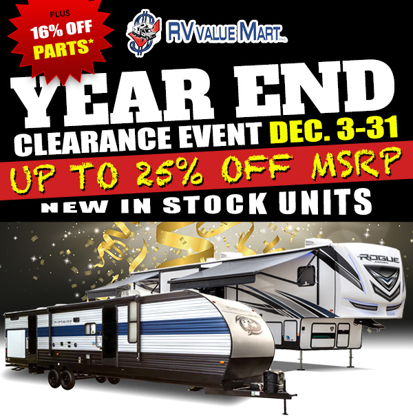 RV Sale: 2021 Year-End RV Sale Event - RV Value Mart Blog