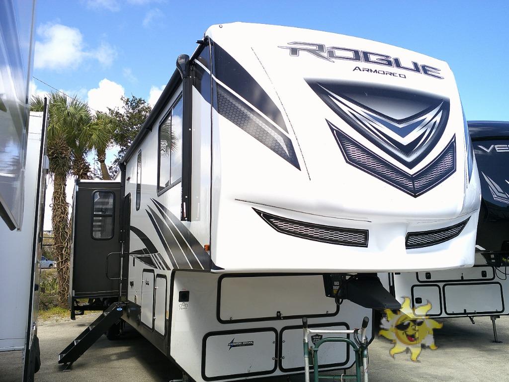 Forest River RV Vengeance Rogue Armored Toy Hauler Fifth Wheel