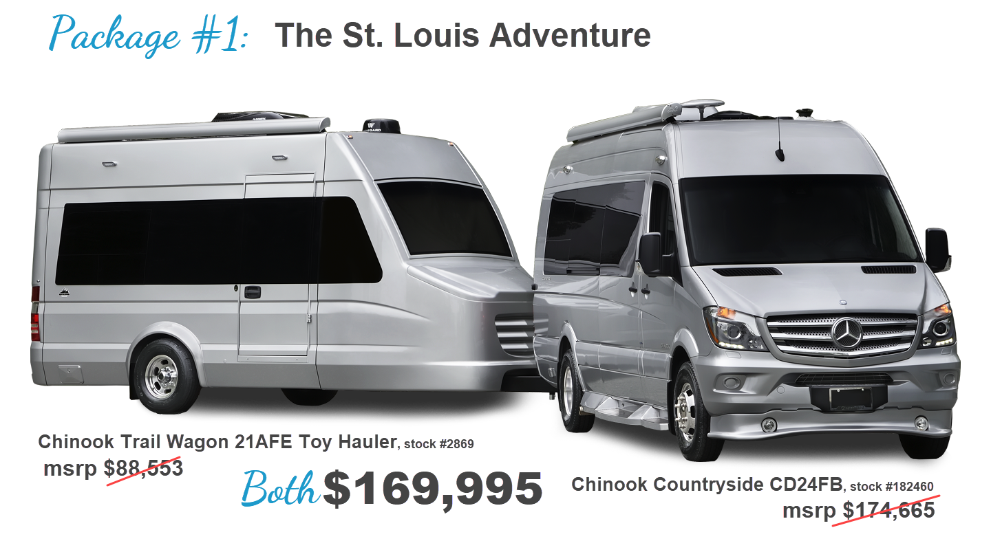 Chinook Motorhome and Trailer Packages: The Deal of a Lifetime - Van ...