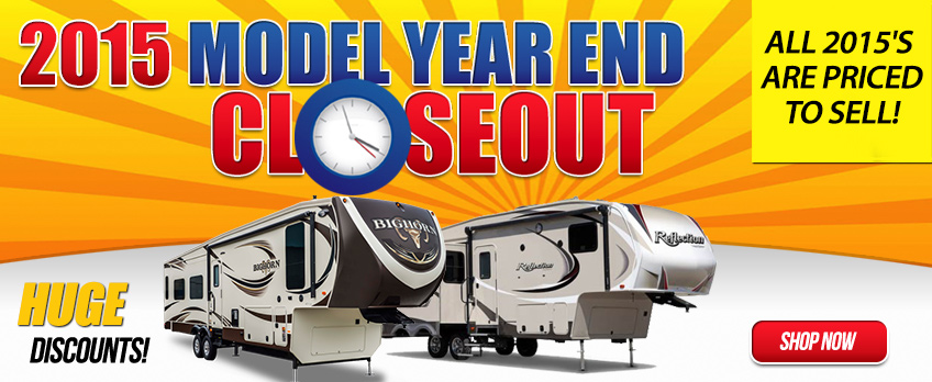 2015 Model Year End Closeout Sale - Wilkins RV Blog