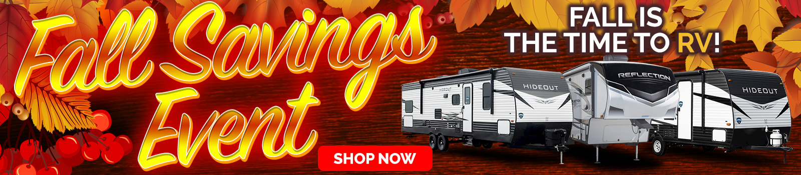 Fall RV Savings Event: Fall is the Time to Camp! - Windish RV Blog