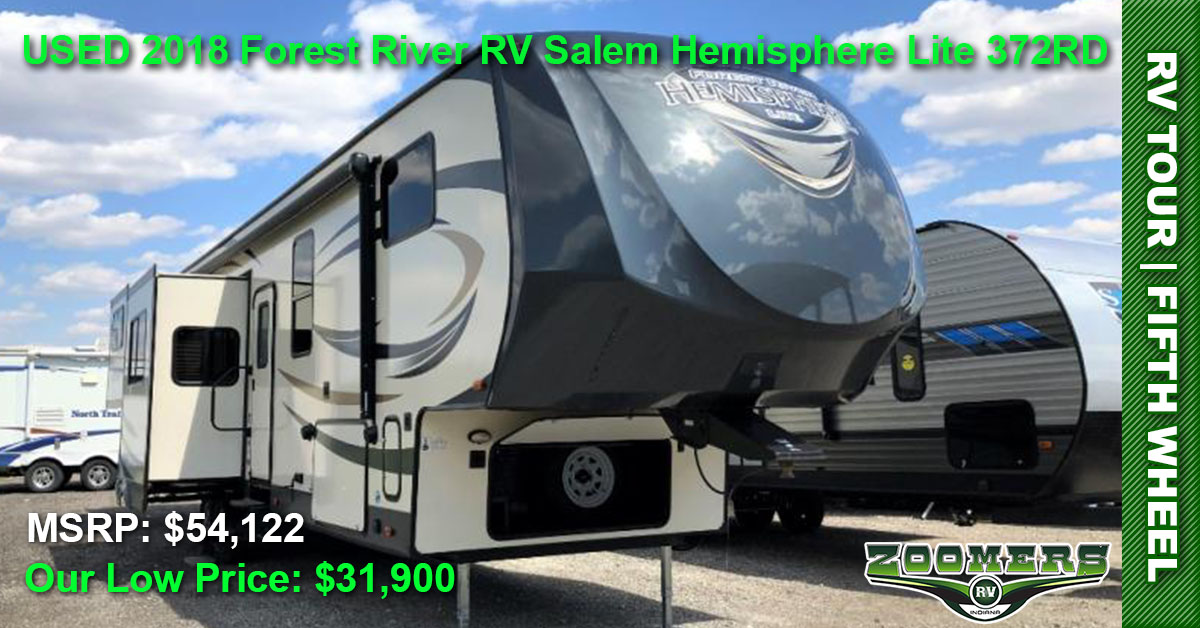 RV Tour | USED 2018 Forest River RV Salem Hemisphere Lite 372RD ...