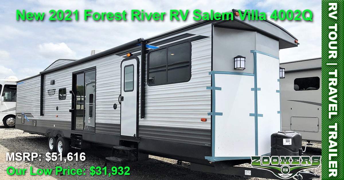 RV Tour | New 2021 Forest River RV Salem Villa 4002Q (Zoomers Stock ...