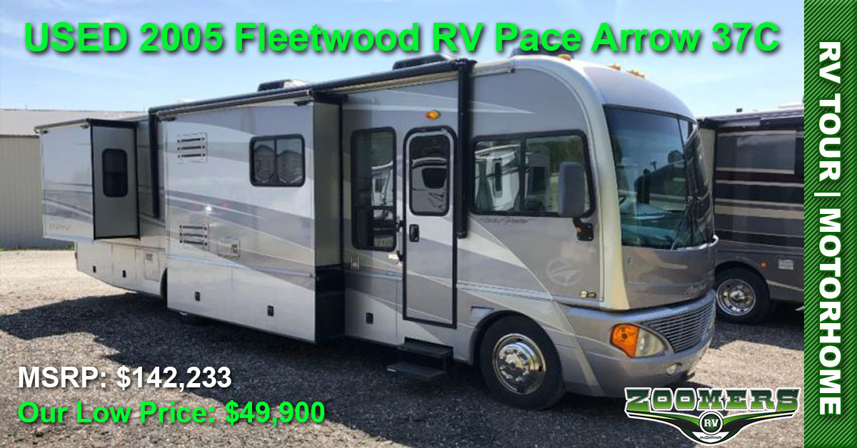 RV Tour | USED 2005 Fleetwood RV Pace Arrow 37C (Zoomers Stock #3077 ...